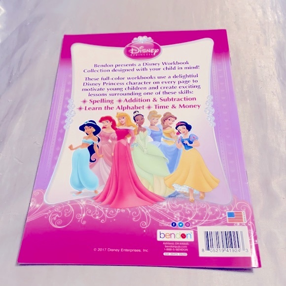 Disney | Toys | Disney Princess Tiana Other Princesses Workbook Lessons ...